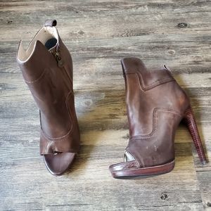 Max Studio | Shoes | Max Studio By Leon Max Open Toe Booties | Poshmark